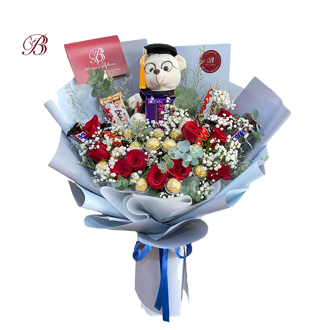 Hooray You Did It Blooms Balloons Florist In Malaysia